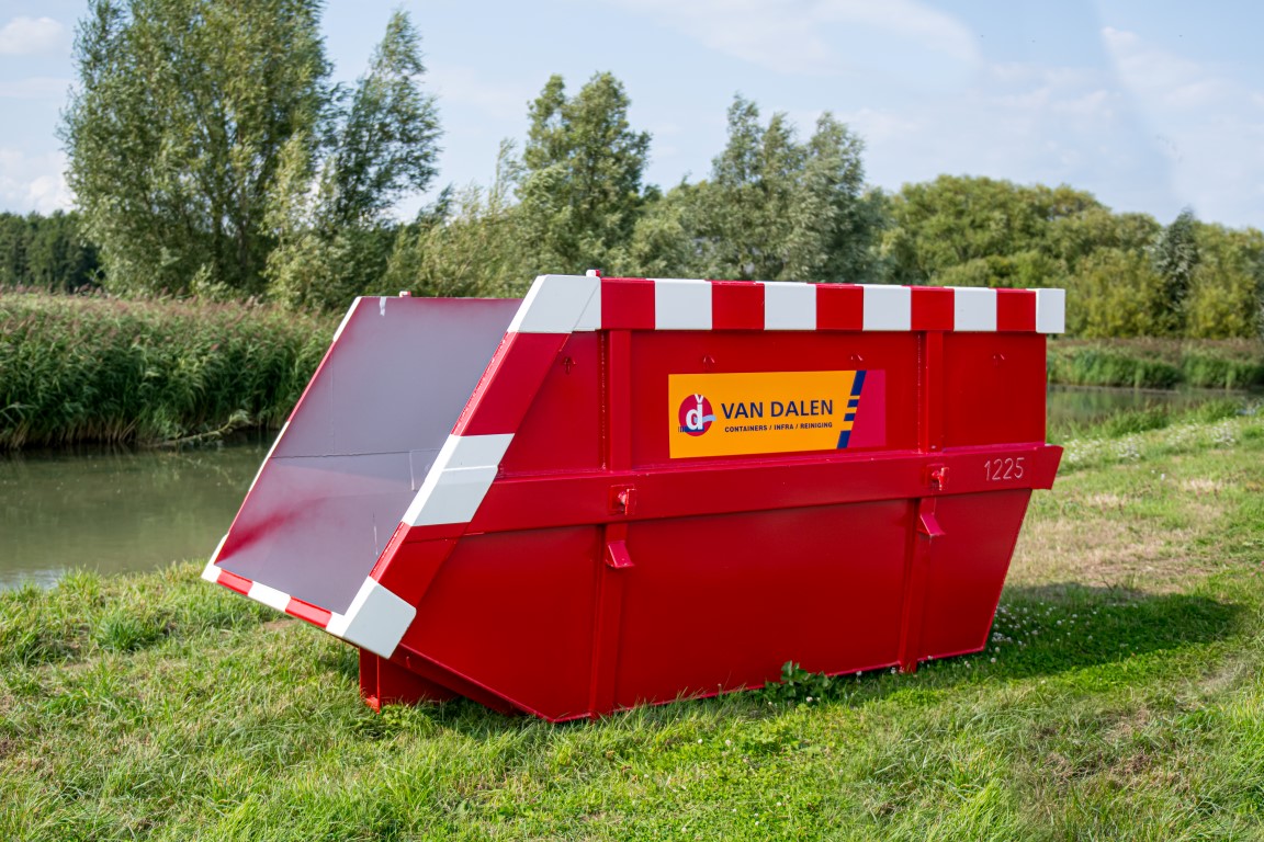 Bouwafval container 10 m3 huren | Van Dalen