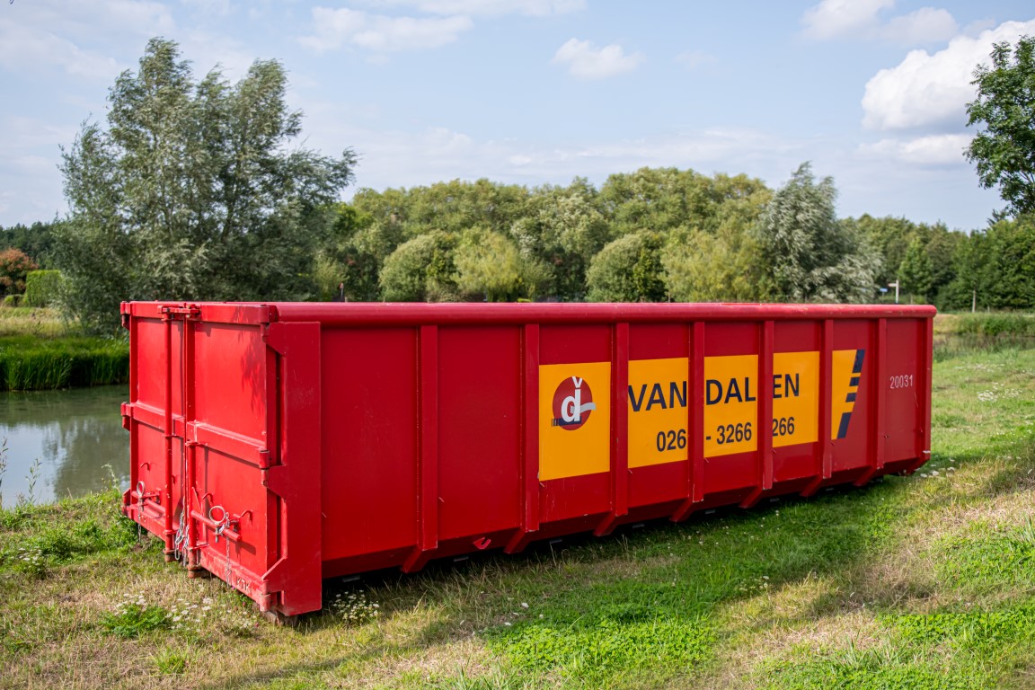 Groenafval container 20 m3 huren | Van Dalen containers