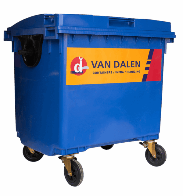 Rolcontainer 660 liter | Bestel direct bij Van Dalen.