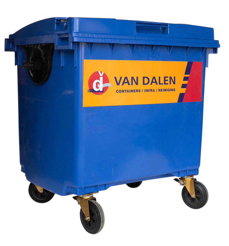 Rolcontainer 660 liter | Bestel direct bij Van Dalen.